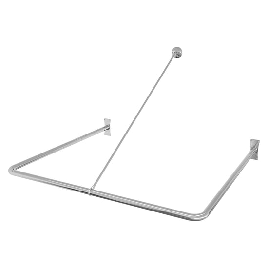 Naiture Fitting Room for Clothing Store, Changing Room Curtain Rod Use ...