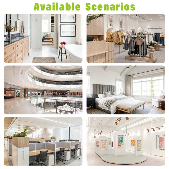 Naiture Fitting Room for Clothing Store, Changing Room Curtain Rod Use ...